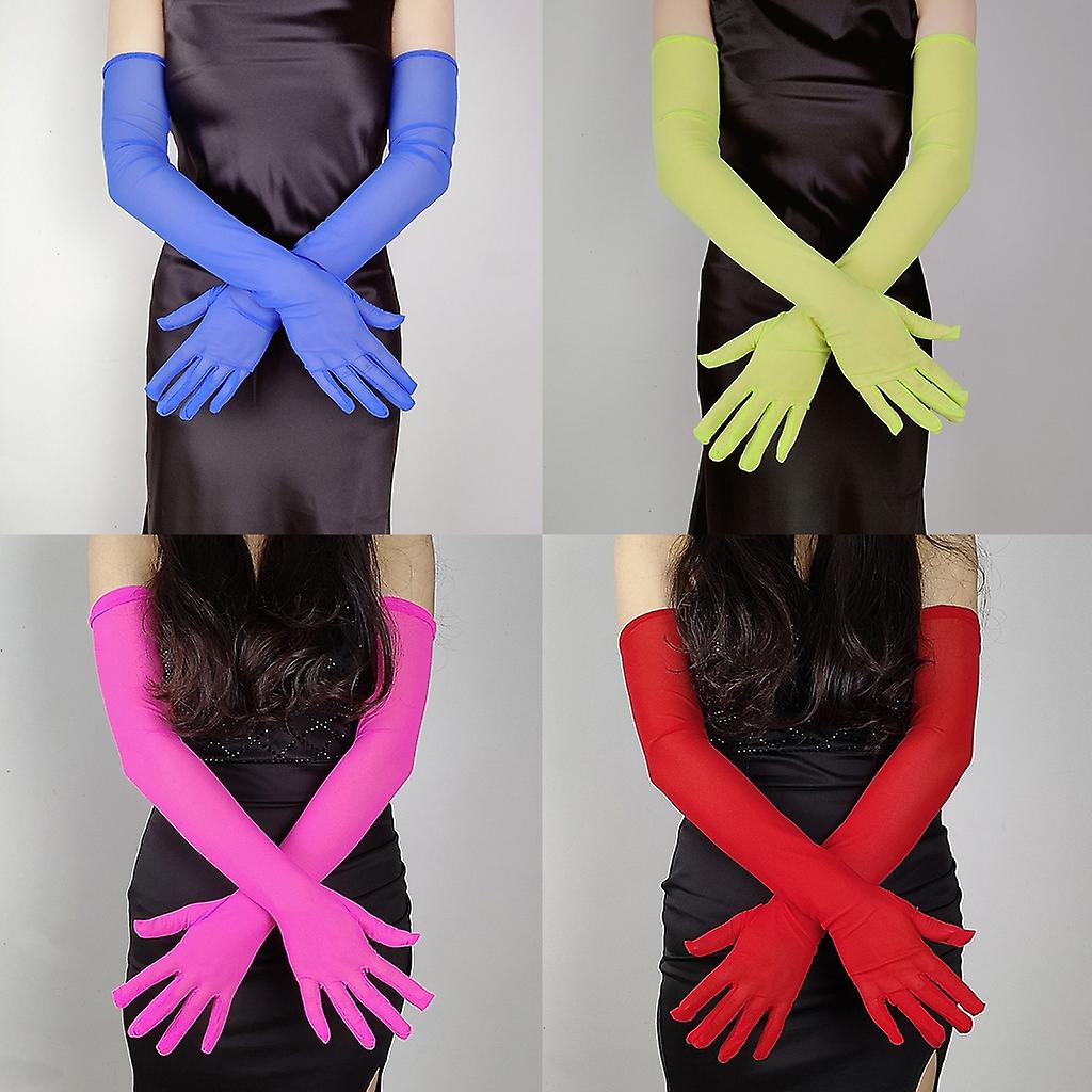 Wedding Party Gloves Opera Performance Women Lace Gloves Carnival Party ...