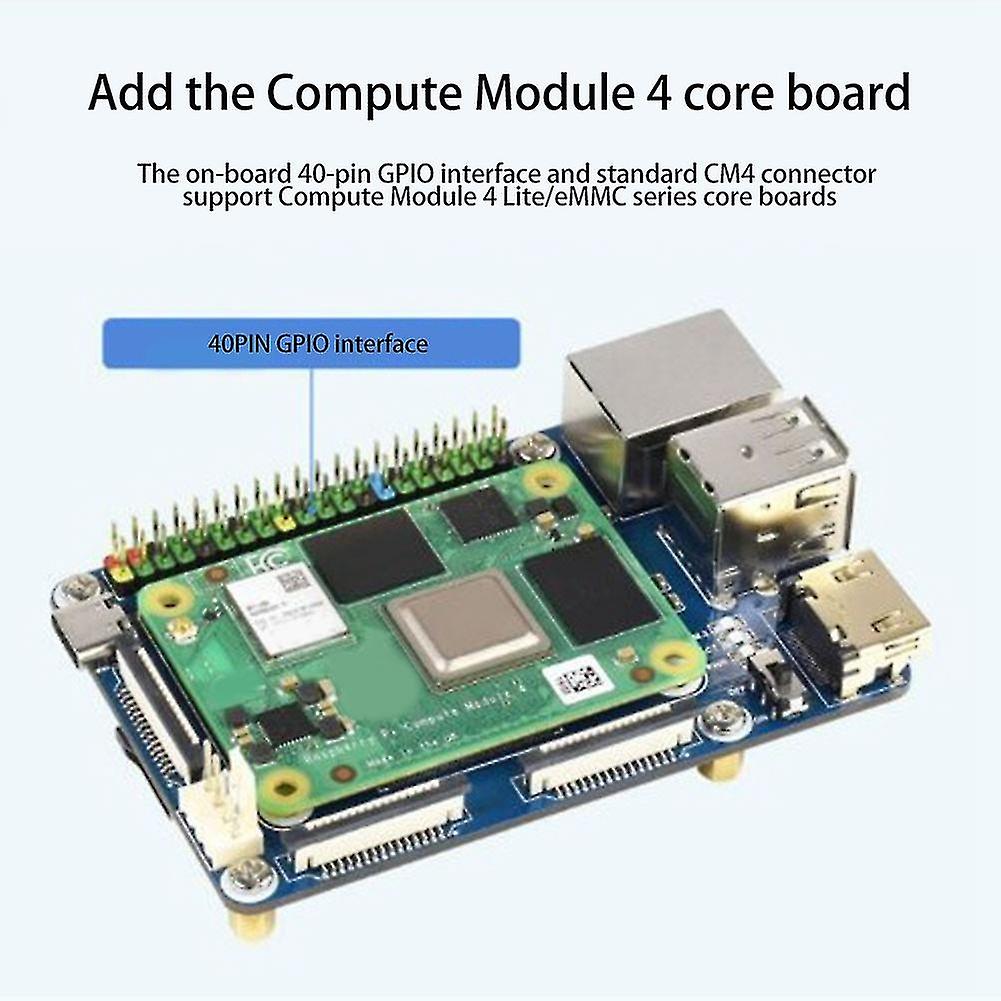For Compute Module 4 Mini Basic Expans Board Compute Module Core Board ...