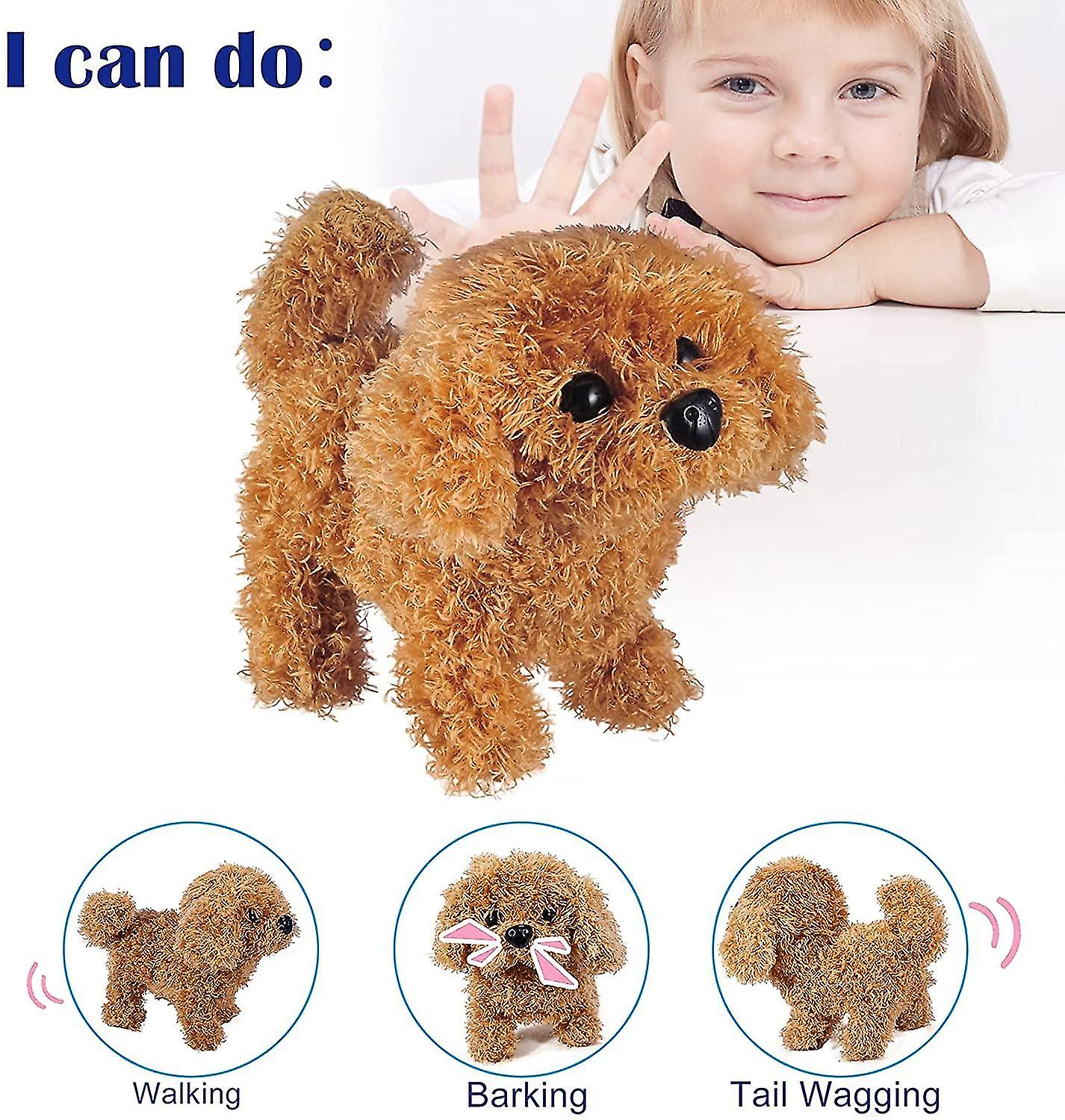 Plush Dog Toy Puppy Electronic Interactive Pet Dog - Walking, Barking ...