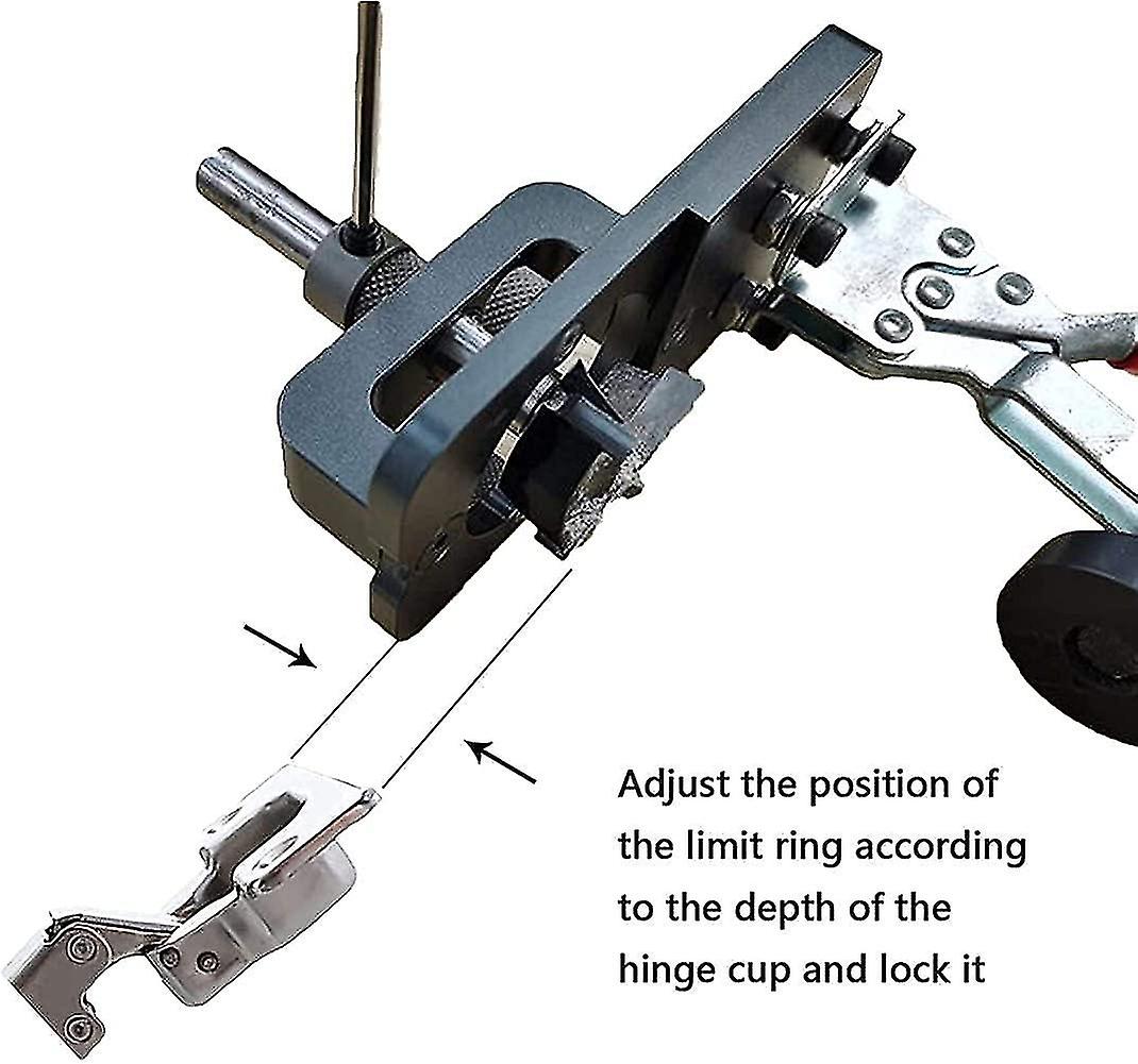 35mm Invisible Hinge Drilling Jig, Stainless Steel Cup Style Hinge Jig ...