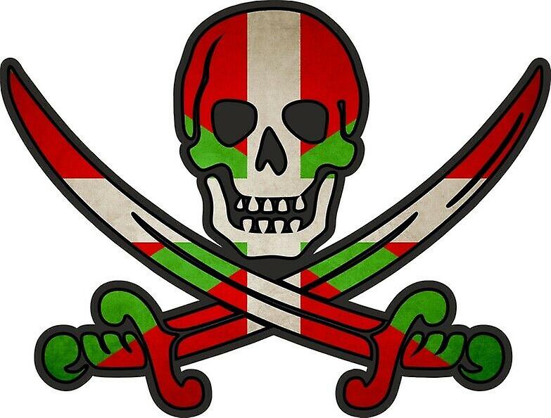 Sticker sticker pirate jack rackham calico flag Basque country euskadi ...