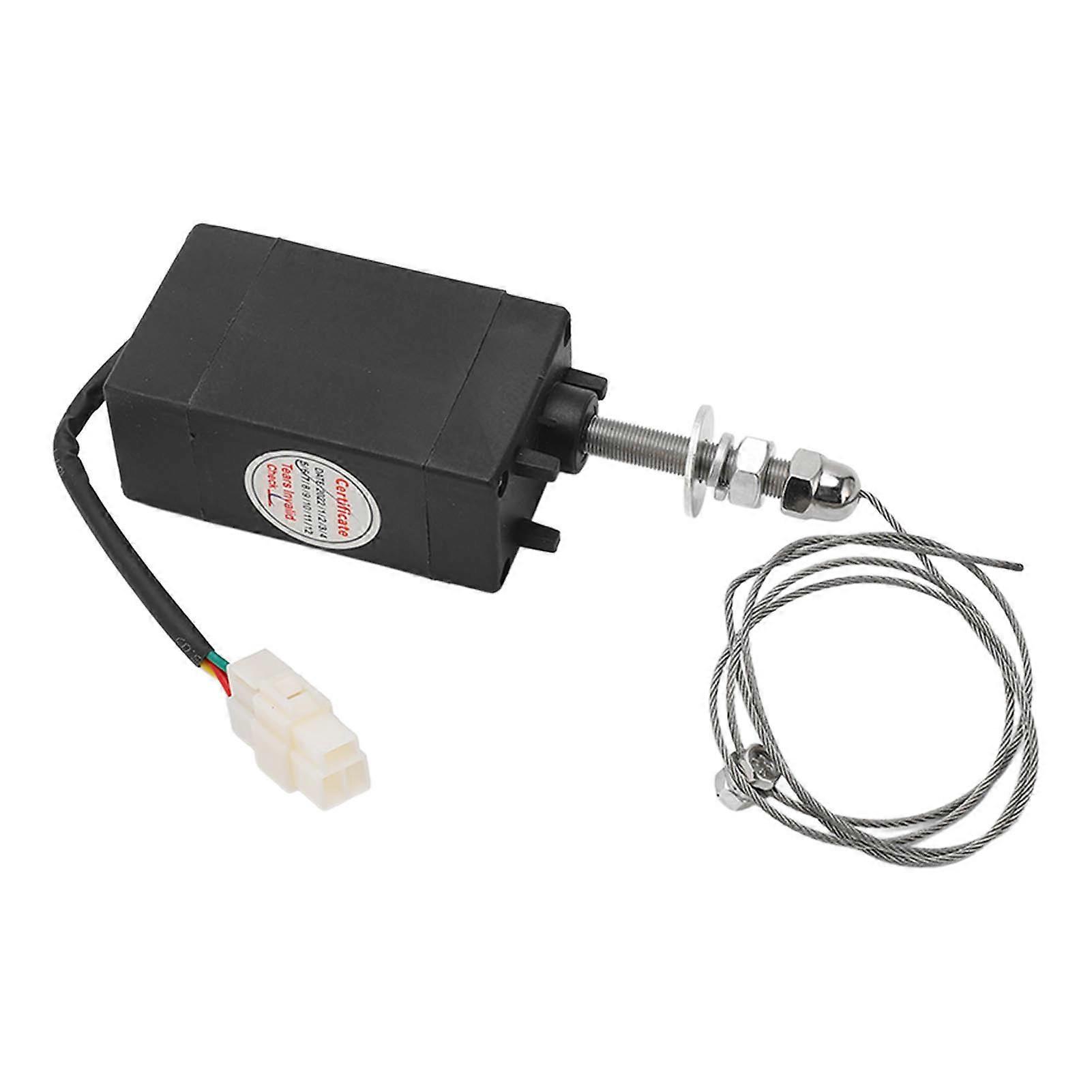 Diesel Engine Stop Solenoid Valve Servo Motor Control Generator ...