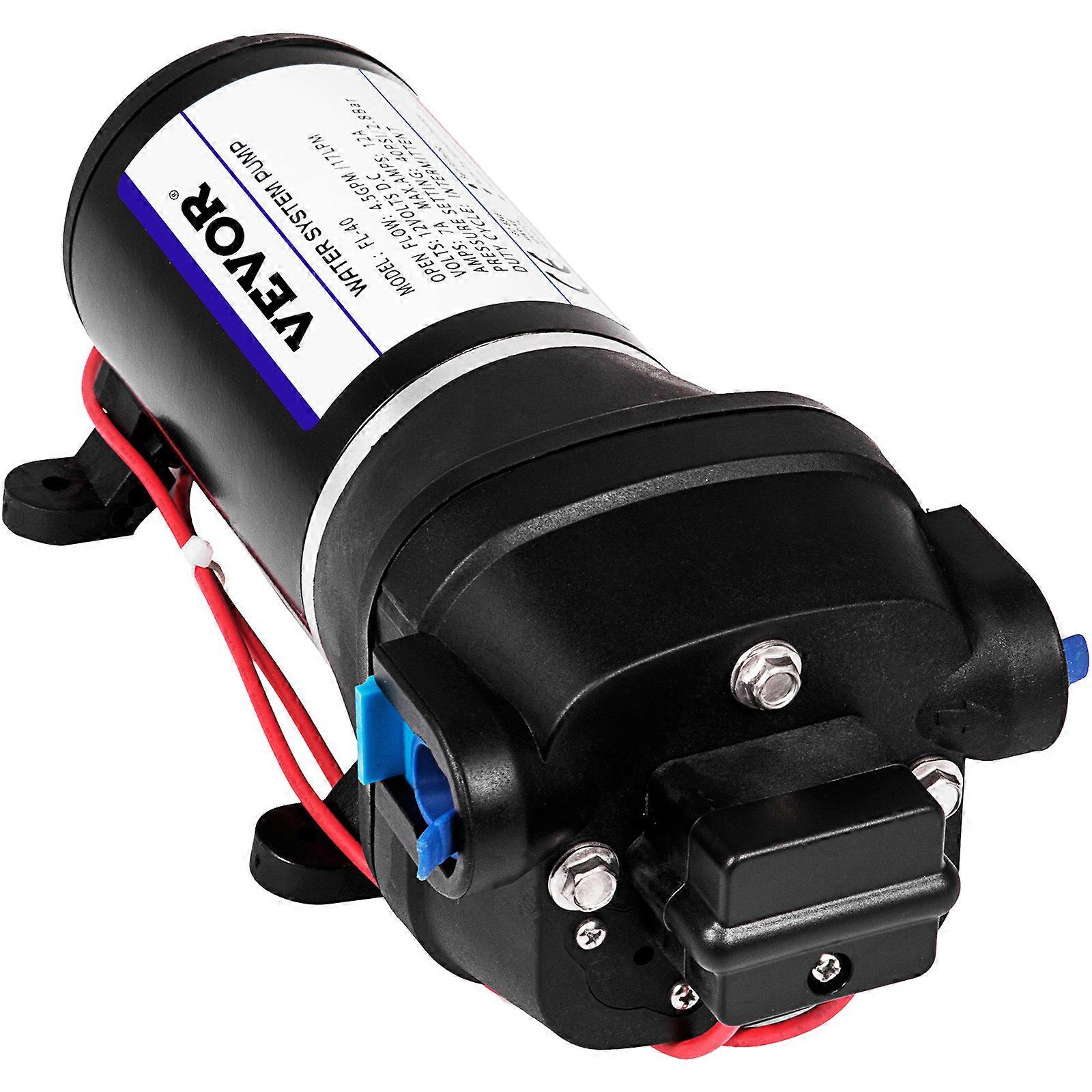 Bomba de agua de diafragma de alta presión 17L / min 12V 40PSI autocebante | Fruugo ES