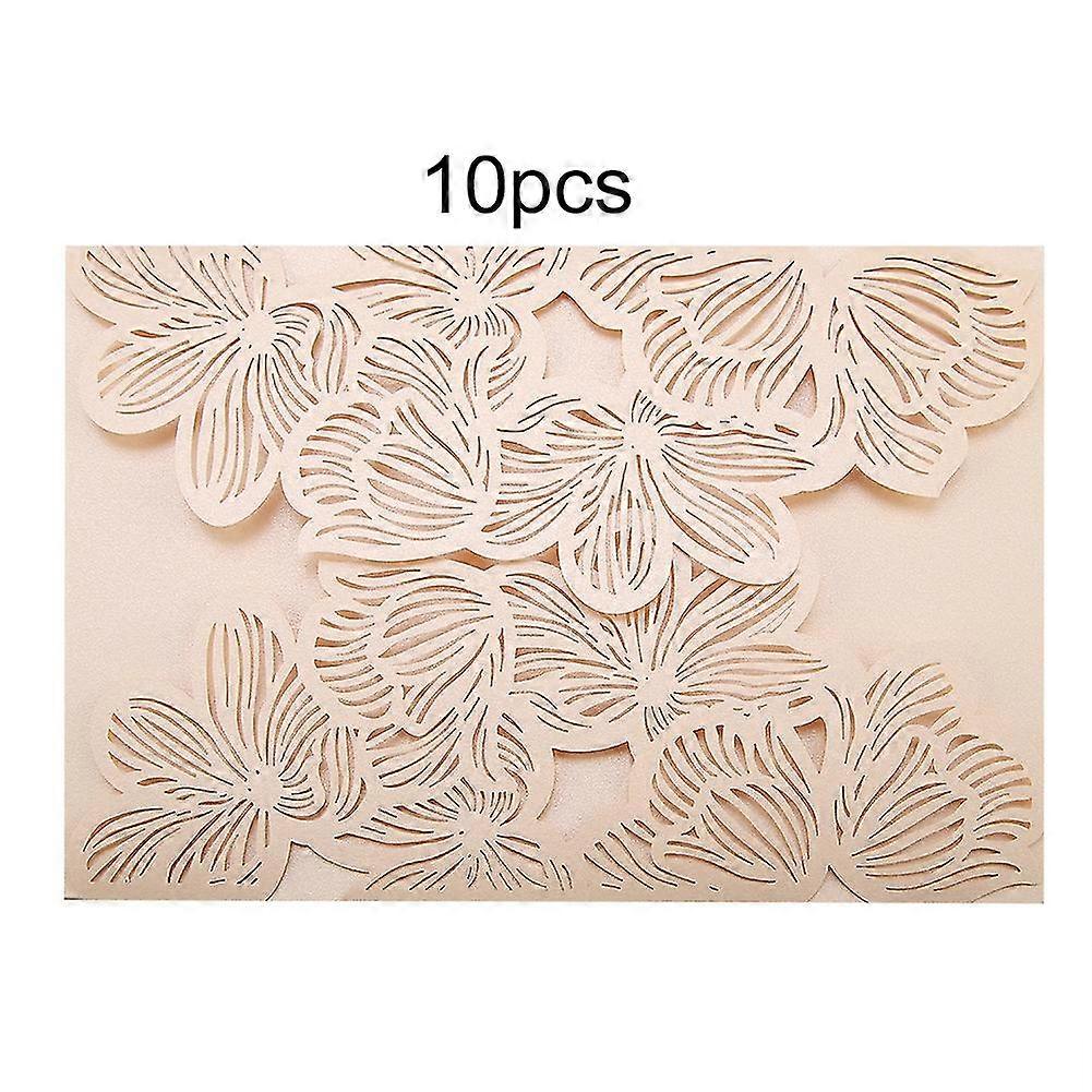 10pcs European Style Wedding Invitations Cards Carving Birthday Party ...