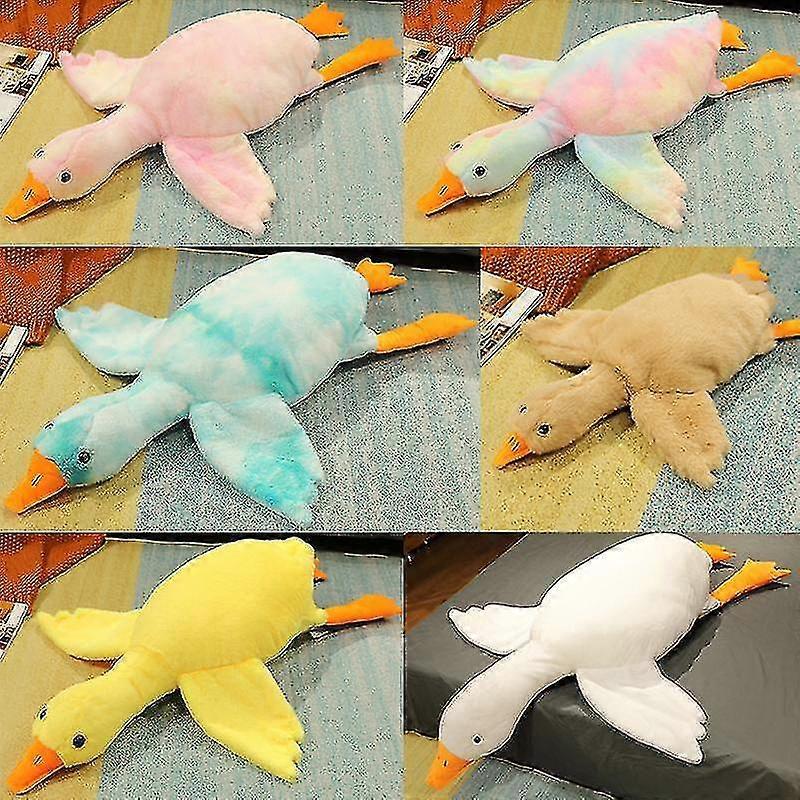 50-190cm Huge Cute Goose Plush Toys Big Duck Doll Soft Stuffed Animal ...