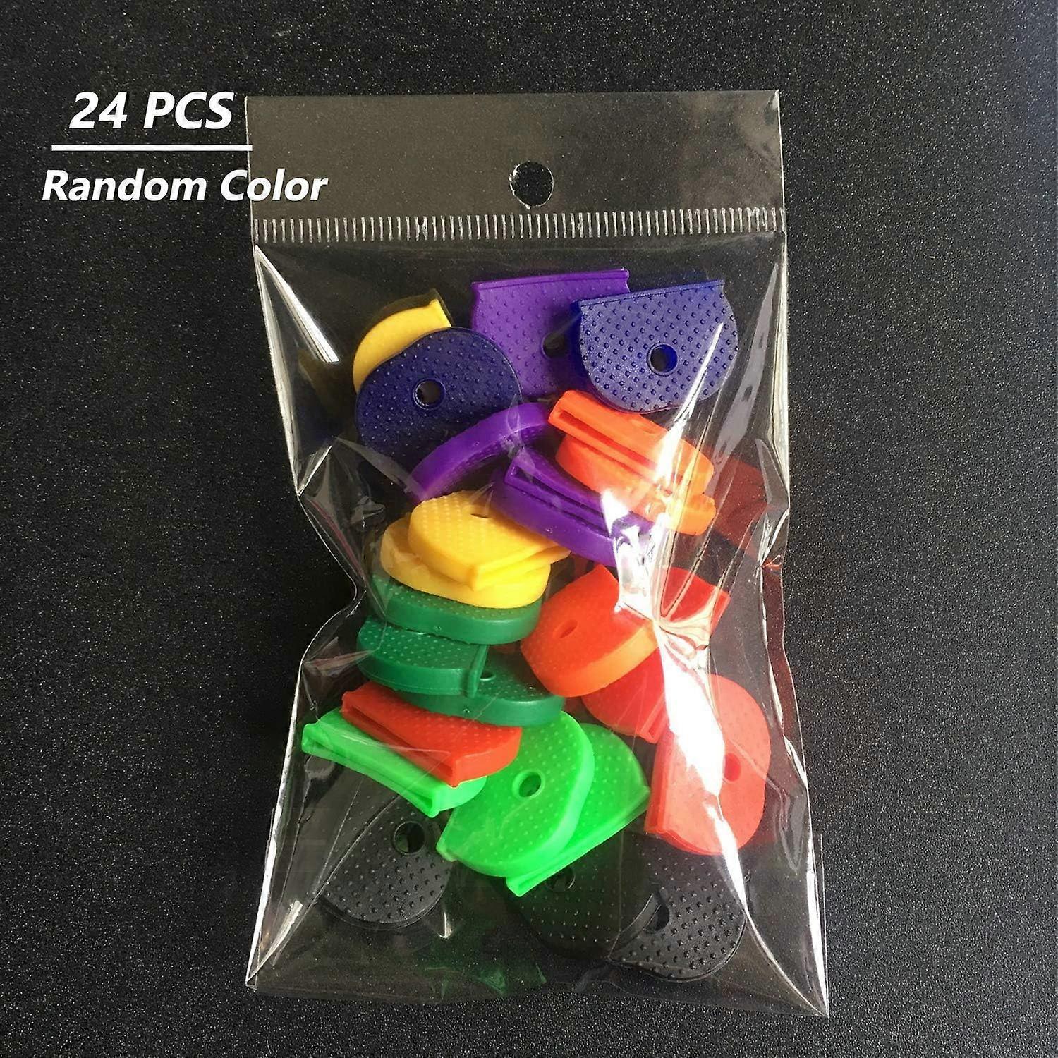 Key Caps, 24 Pieces Colourful Key Identification Rings Key Caps for Key ...