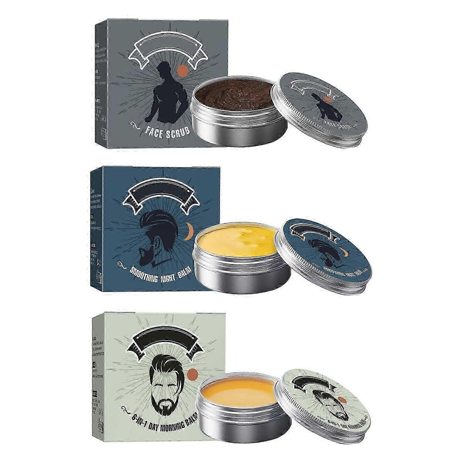 Facial Skincared Set Combo Night Cream Six Side Cream Scrub ...