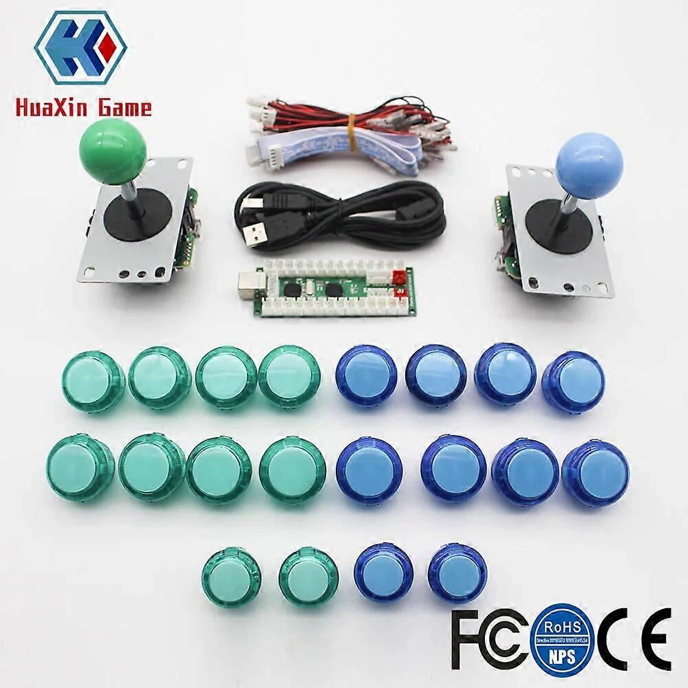 2 Player Arcade Game DIY Part kit for PC Mame Raspberry Pi Retro Pie 5Pin 8 way Copy SANWA ...