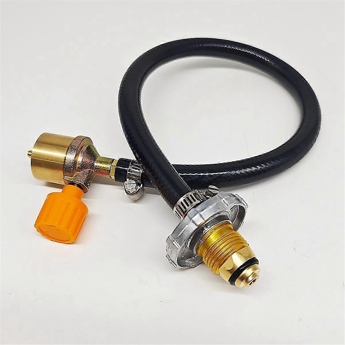 Camping Gas Stove Propane Refill Adapter Filling Connection Hose ...