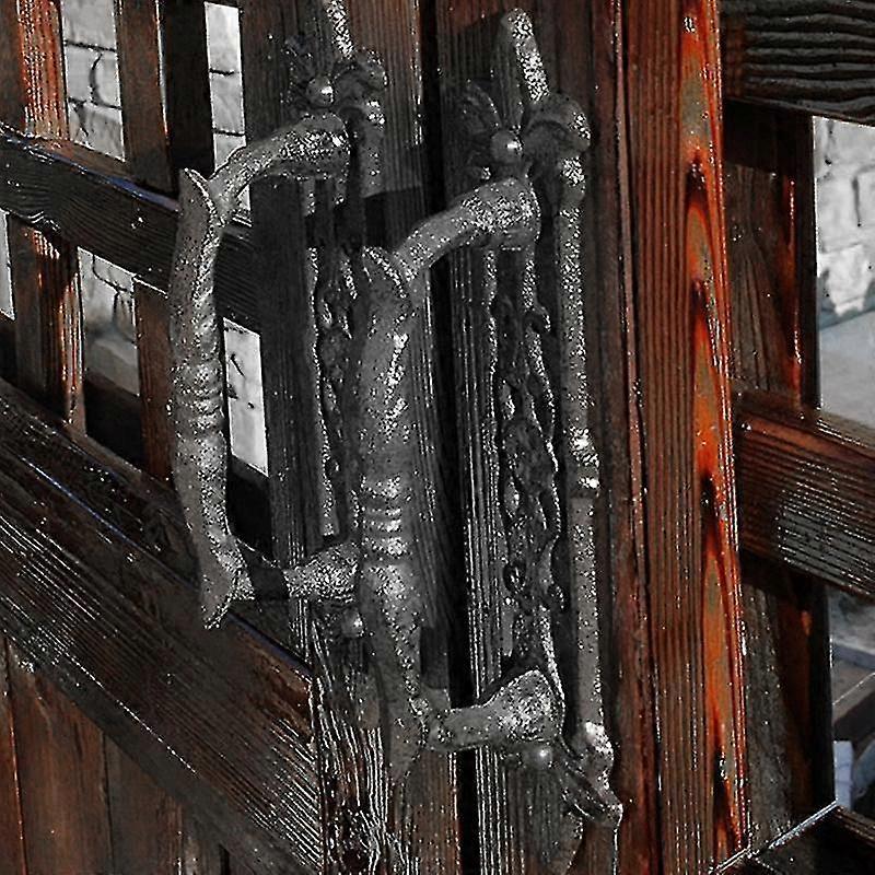 European Retro Cast Iron Craft Door Handles For Garden/courtyard Door ...