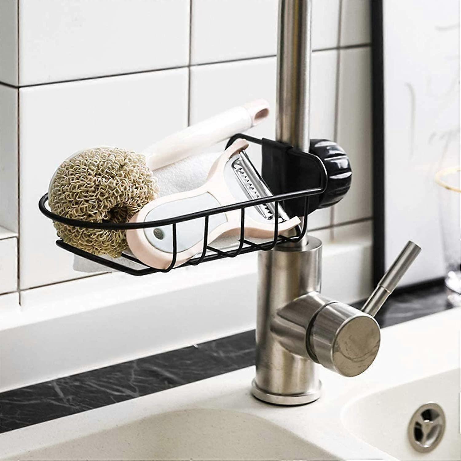 Sink Rack, Sponge Holder, Sink Organizer, Kitchen Sink Storage Box for ...