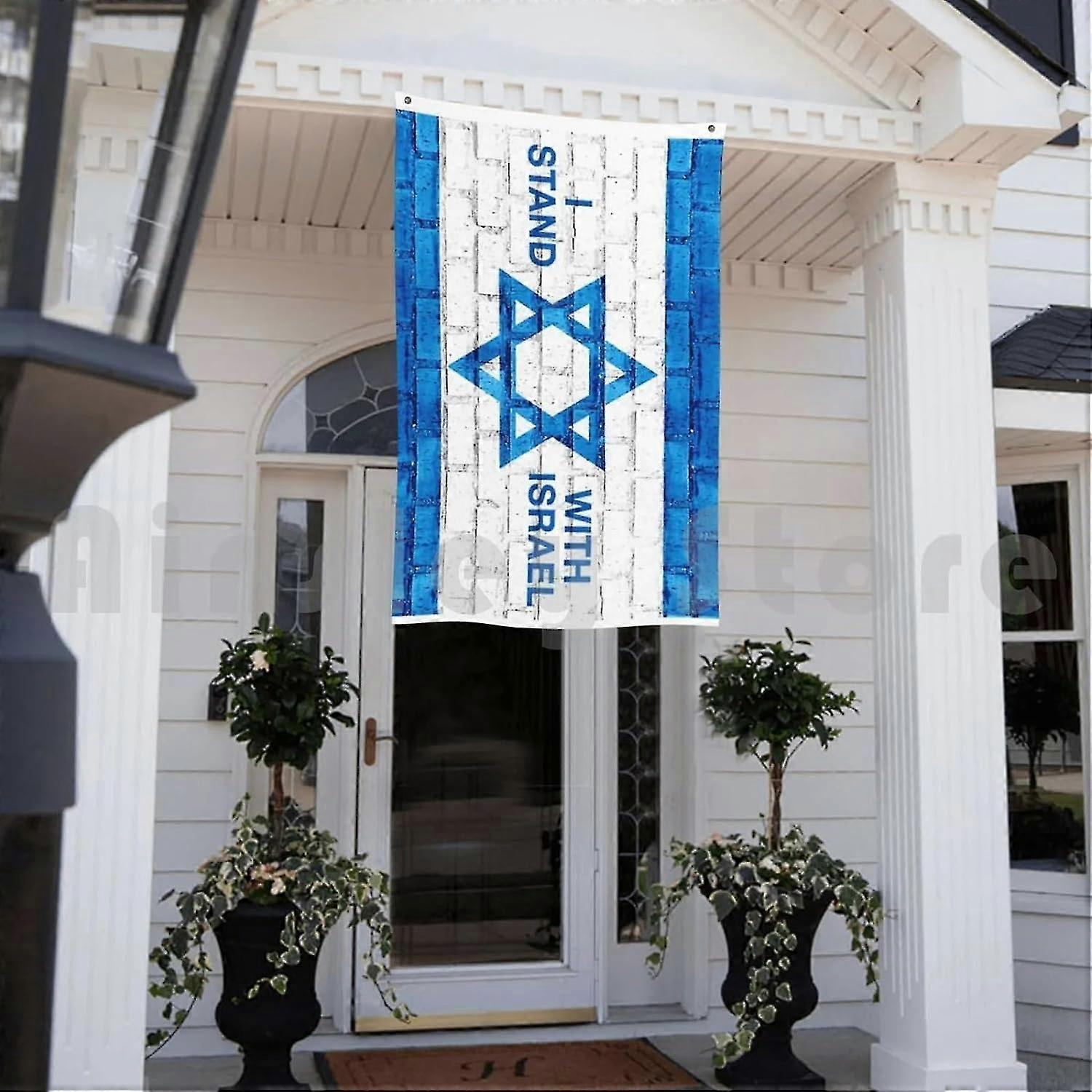 Israel Flag, We Stand With Israel Garden Flag, I Stand With Israel Flag ...