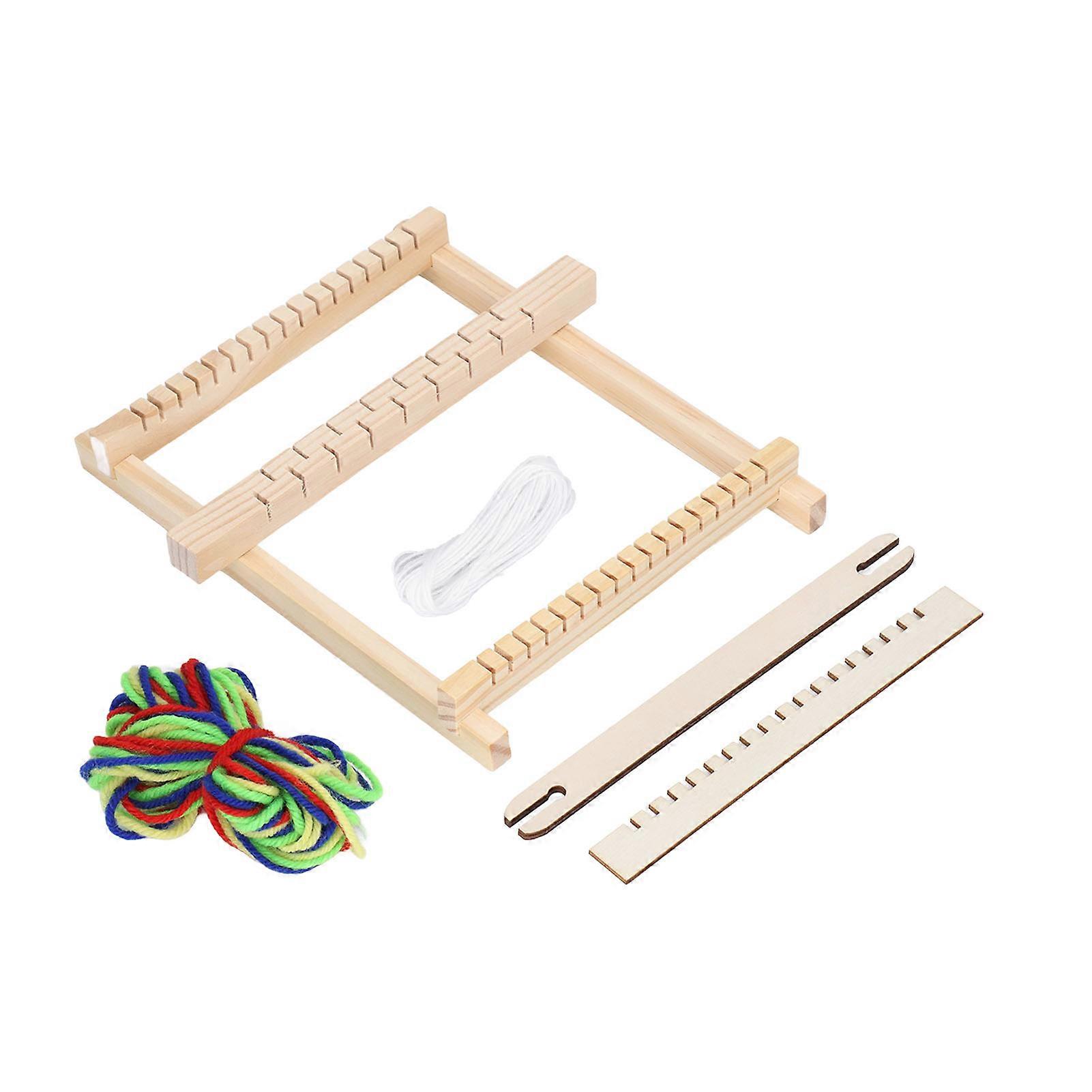 Kids Weaving Loom Easy Operation Hand Eye Coordination Durable Wood ...