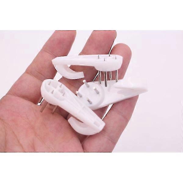 20PCS White Powerful Concrete Hard Wall Plaster Wall Picture Hooks ...