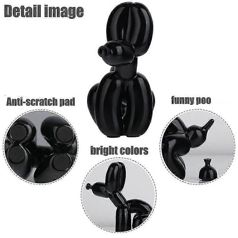 Balloon Dog Doggy Poo Statue Resin Animal Sculpture Home Decoration ...