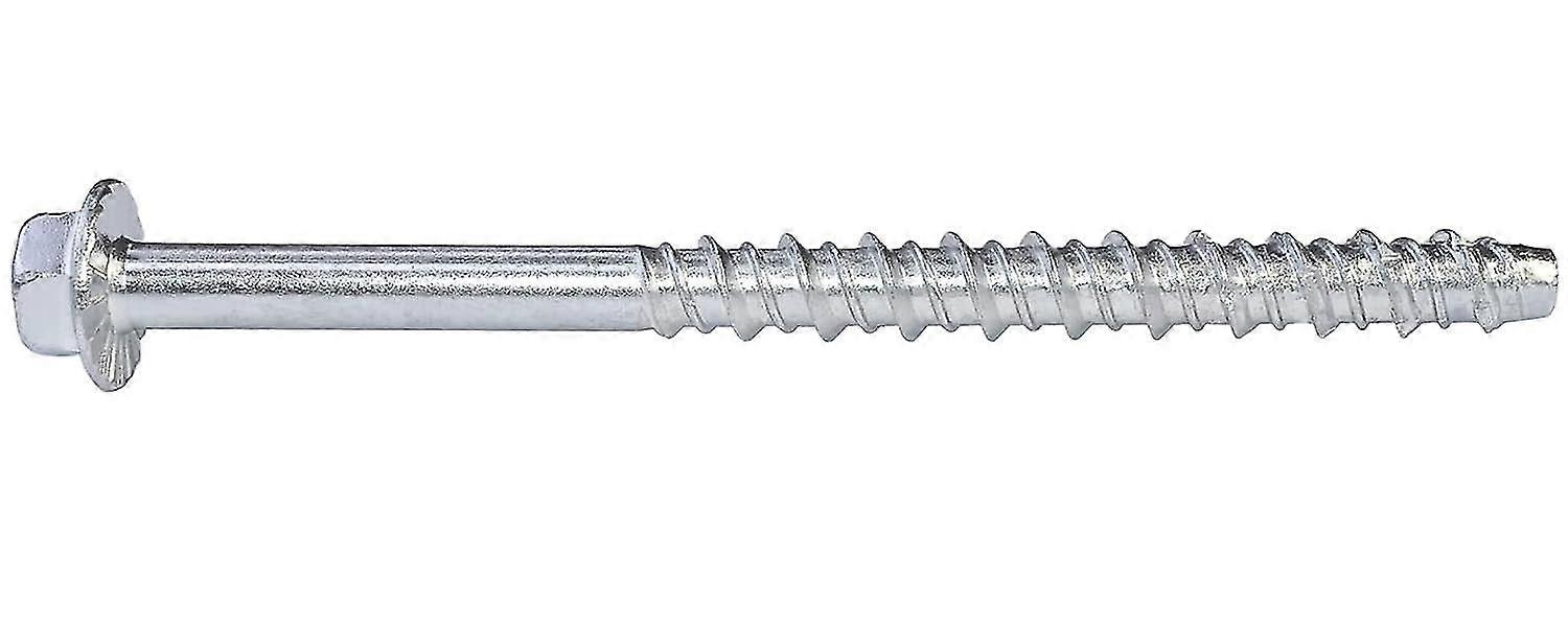 Set Of 10 Concrete Screws With Hexagonal Head With Base/collar 6x75 Mm ...