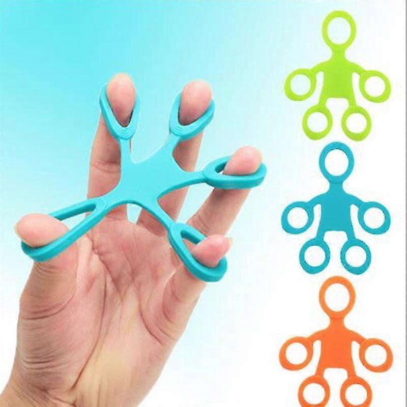 Hand Gripper Silicone Ring Finger Expander Exercise Antistress Fitness ...