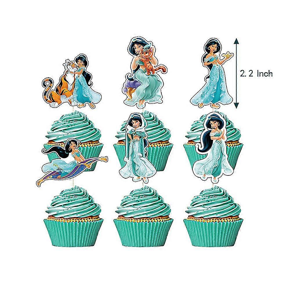 Princess Jasmine Party Decoration Supplies Banner, Topper, Balloons ...