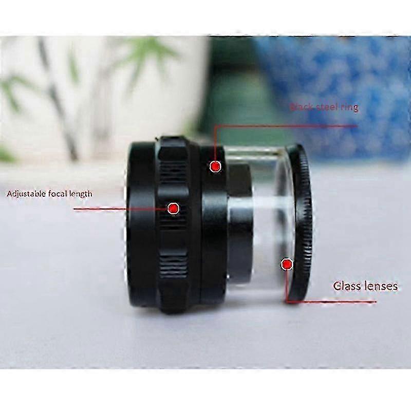 10X Stand Measuring Magnifier Scale Loupe Magnifying Glass 10X with ...