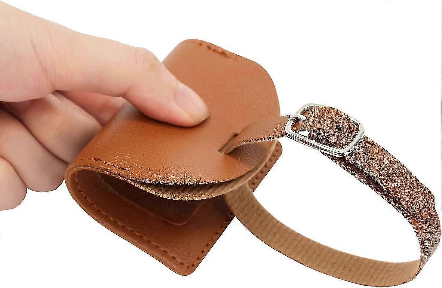 2pcs PU Leather Boarding Pass Card Sleeve Luggage Tag Suitable for Air Travel | Fruugo UK