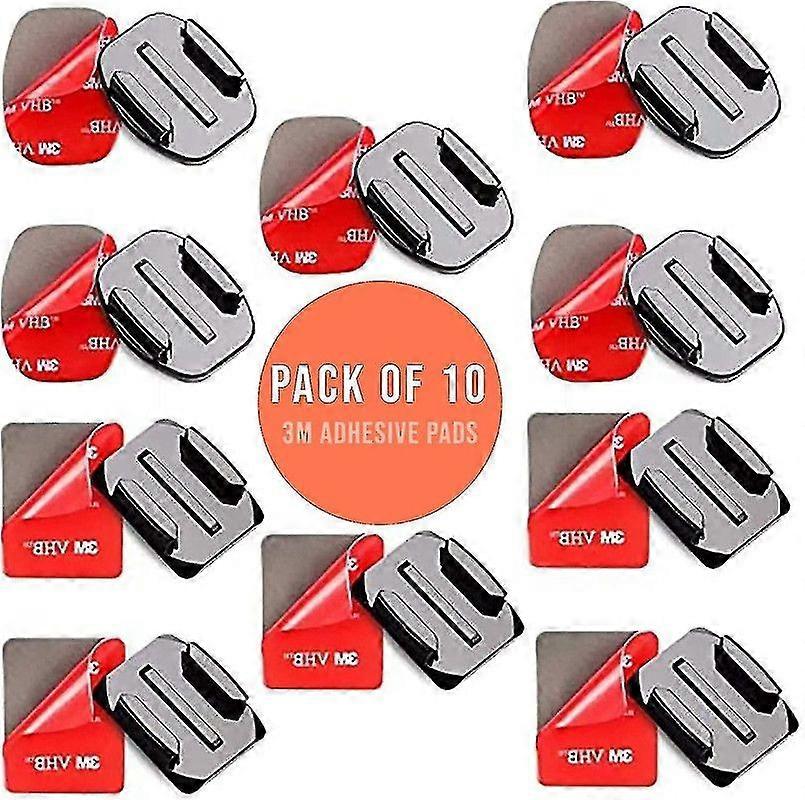 Adhesive Mount Kit & 3M Sticky Pads for GoPro Hero Cameras | Fruugo UK