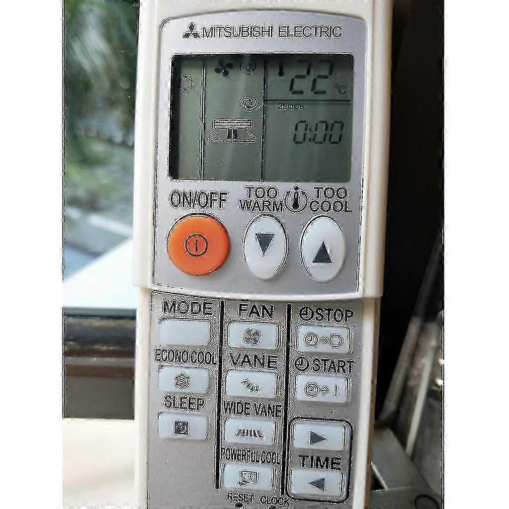 Mitsubishi Air Conditioner Remote Control Can Be Used For Multiple Air ...