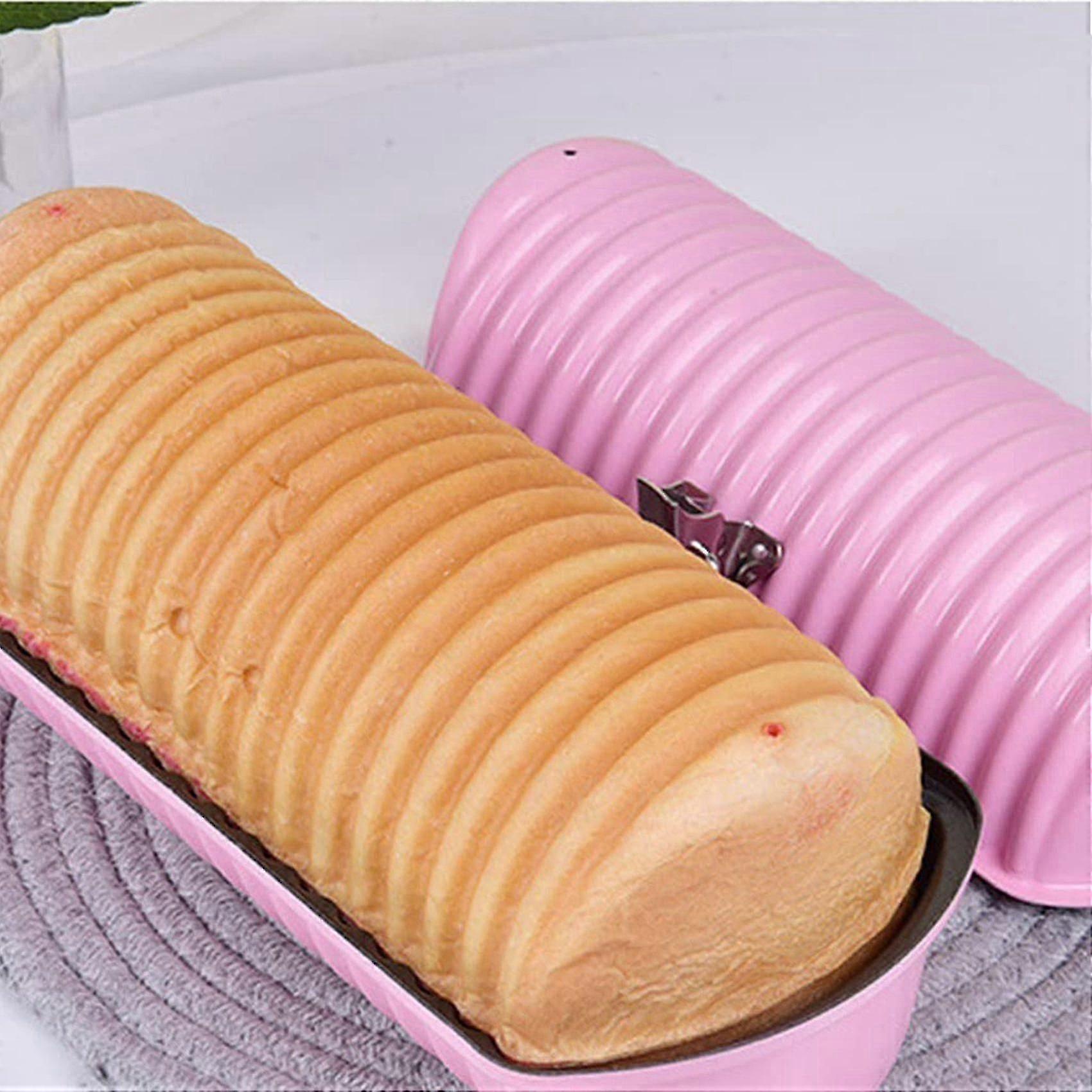 Carbon Steel Bread Mold Loaf Pan Toast Cake Cylinder Shaped Toast Box ...