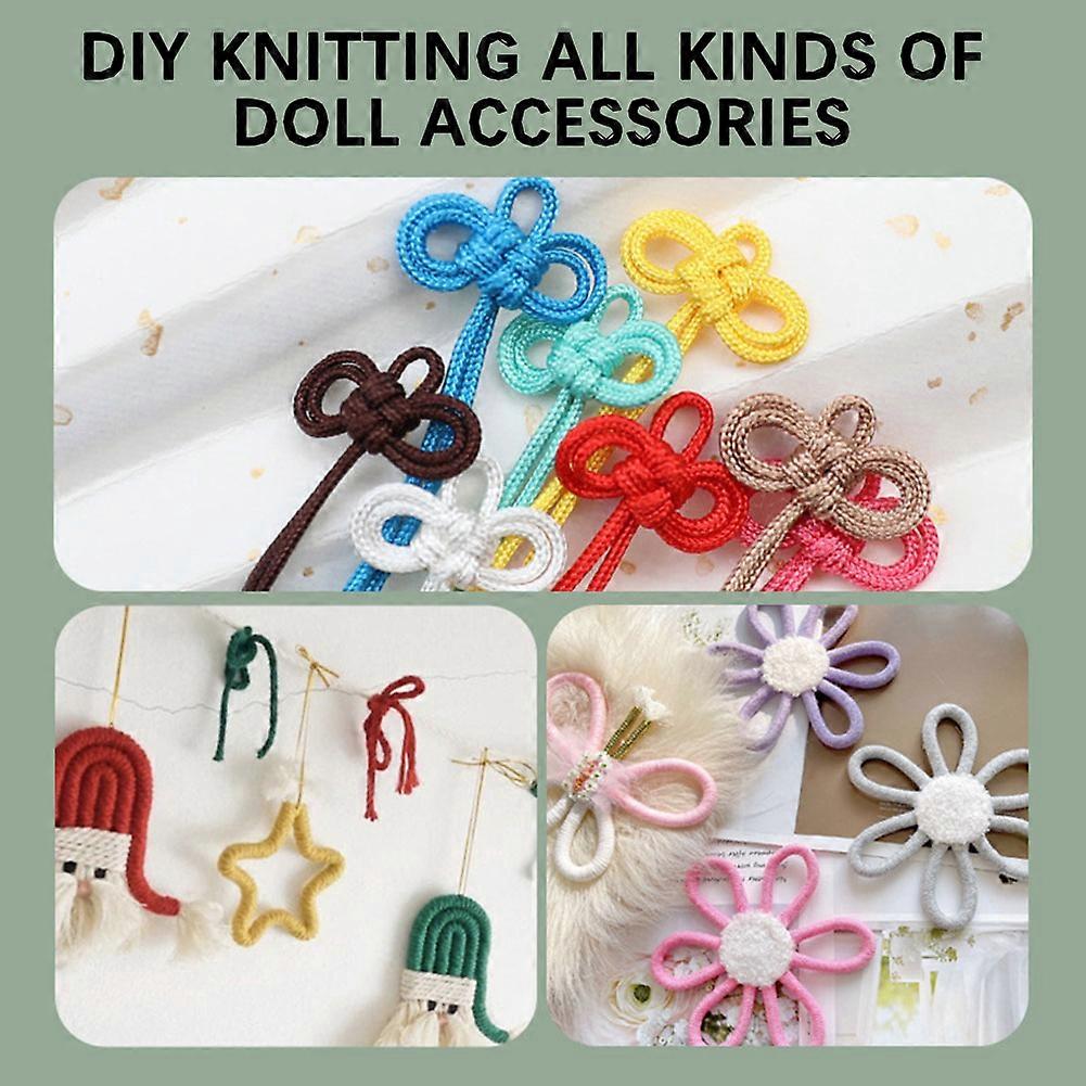 DIY Hand Knitting Mill Mini Knitting Machine Spool Knitter Hand Crank ...