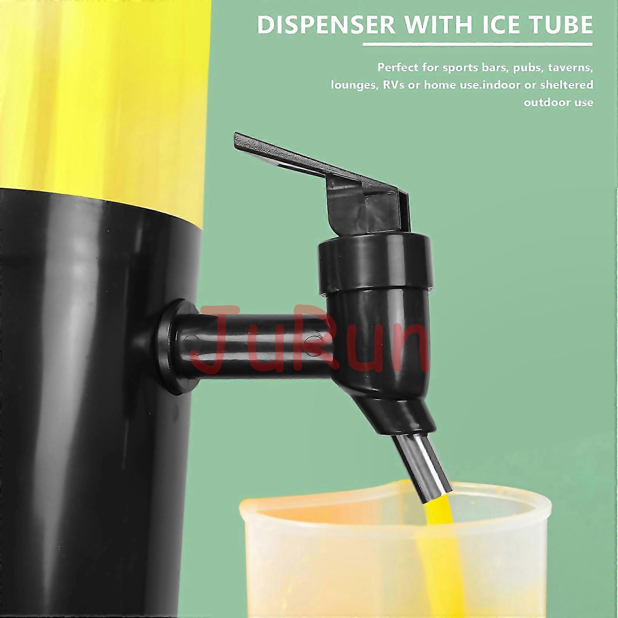 For 15l Beer Dispenser Tower Easy Clean Integrated Tap With Ice Tube ...