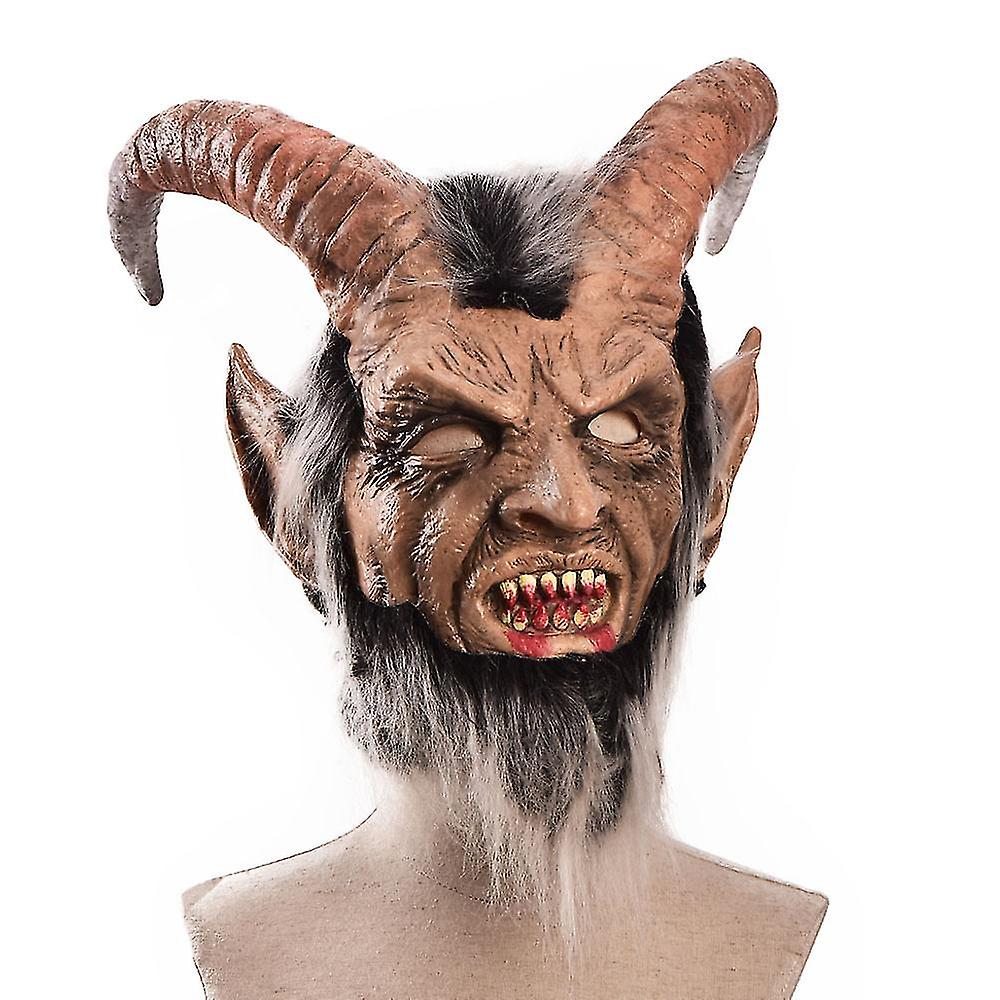 Lucifer Face Mask Devil Cosplay Masks Anime New Year Demon Latex Terror ...