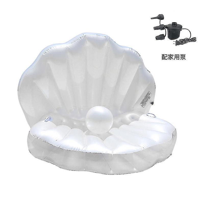 Pvc Floating Pad Shell Inflatable Floating Row Mermaid Inflatable ...