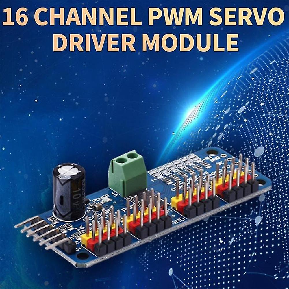 Pca9685 16 Channel 12-bit Pwm Servo Motor Driver I2c Module For Or ...