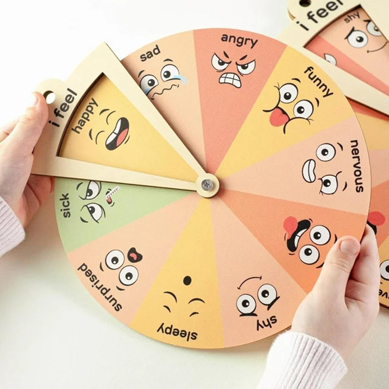 Toddlers Emotion Wheel Expressions Help Your Child Express Feelings ...