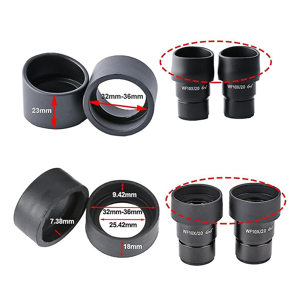 Rubber Eyepiece Cover Eyeguards Cylinder Eye Shield Microscope ...