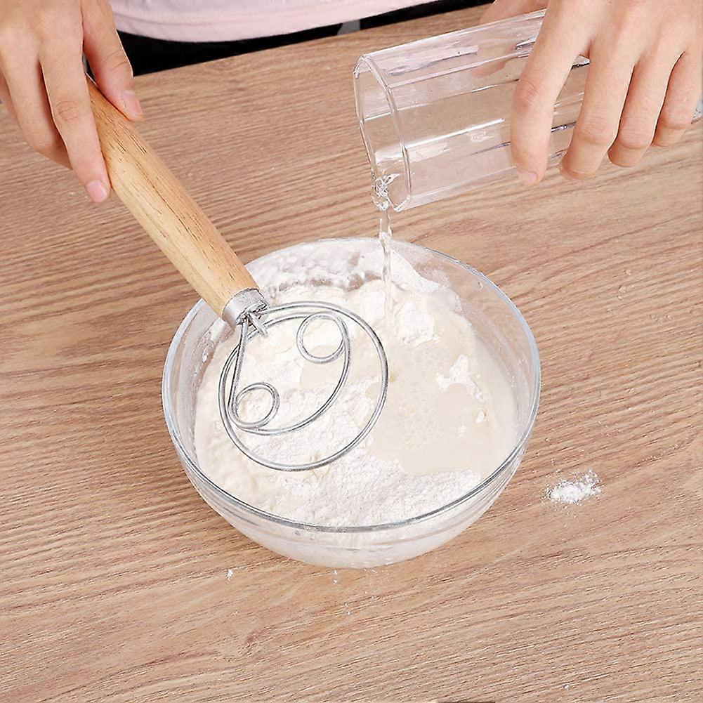Danish Dough Whisk - Stainless Steel Danish Dough Hook,for Hand Mixing ...