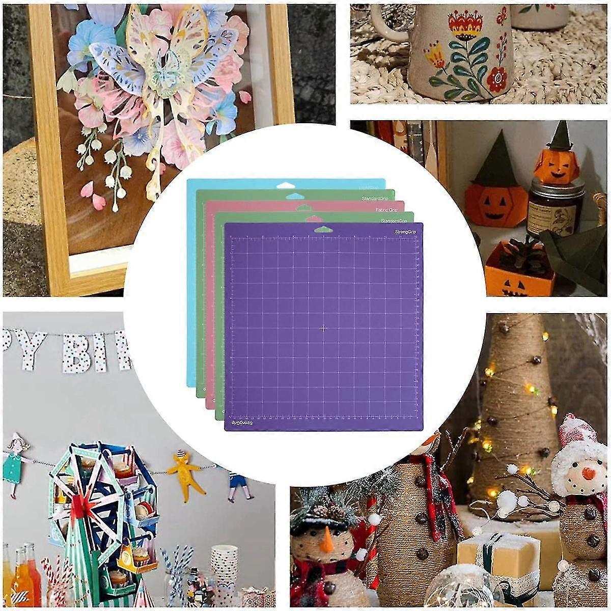 5Pack Cutting Mats for Cricut Maker 3/Maker/Explore 3/Air 2/Air/One ...