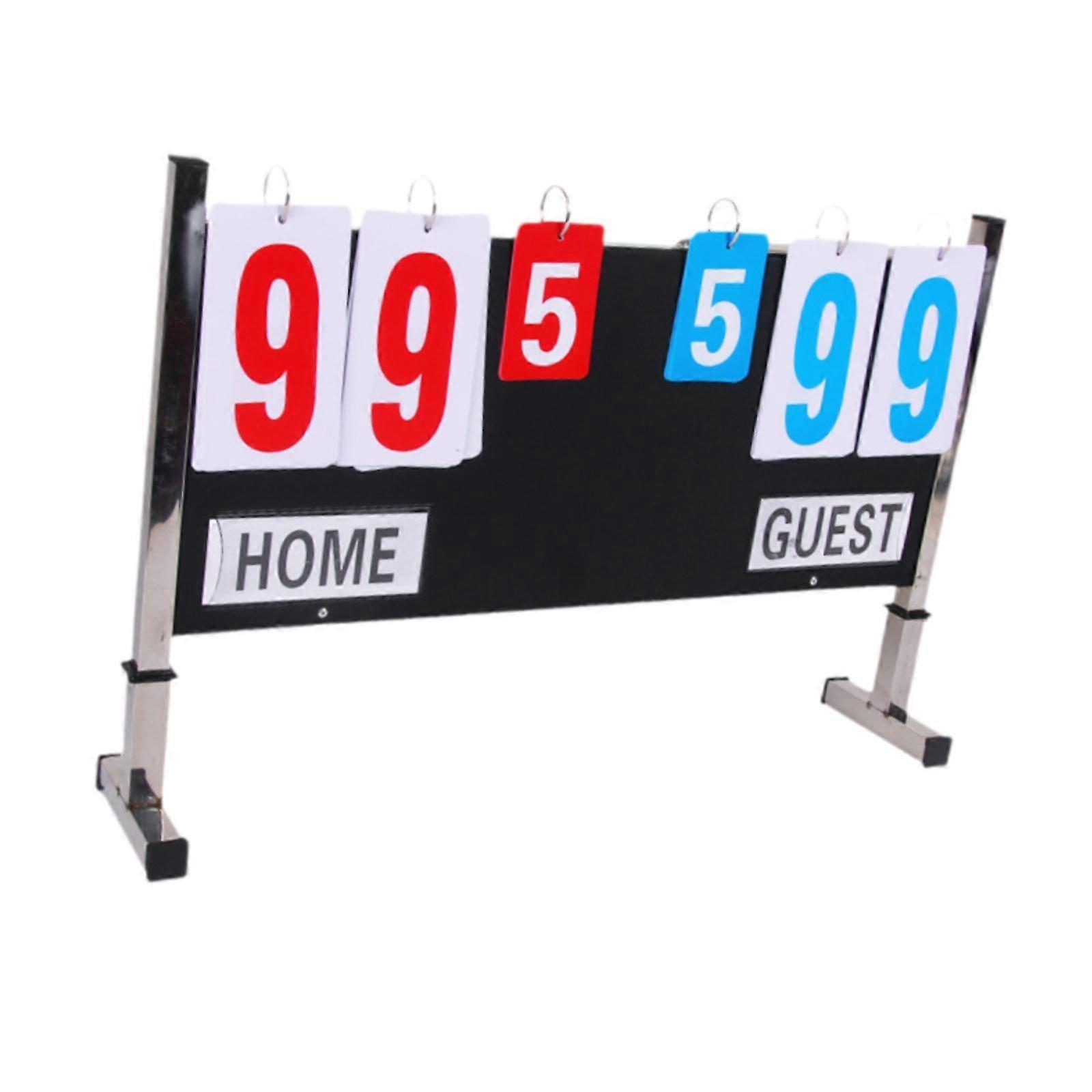 Multi Sports Scoreboard Tabletop Score Flipper for Games Outdoor ...
