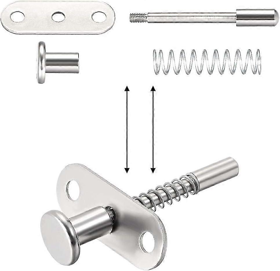 Plunger Latches Spring-loaded Stainless Steel Spring 60mm-70mm Total ...