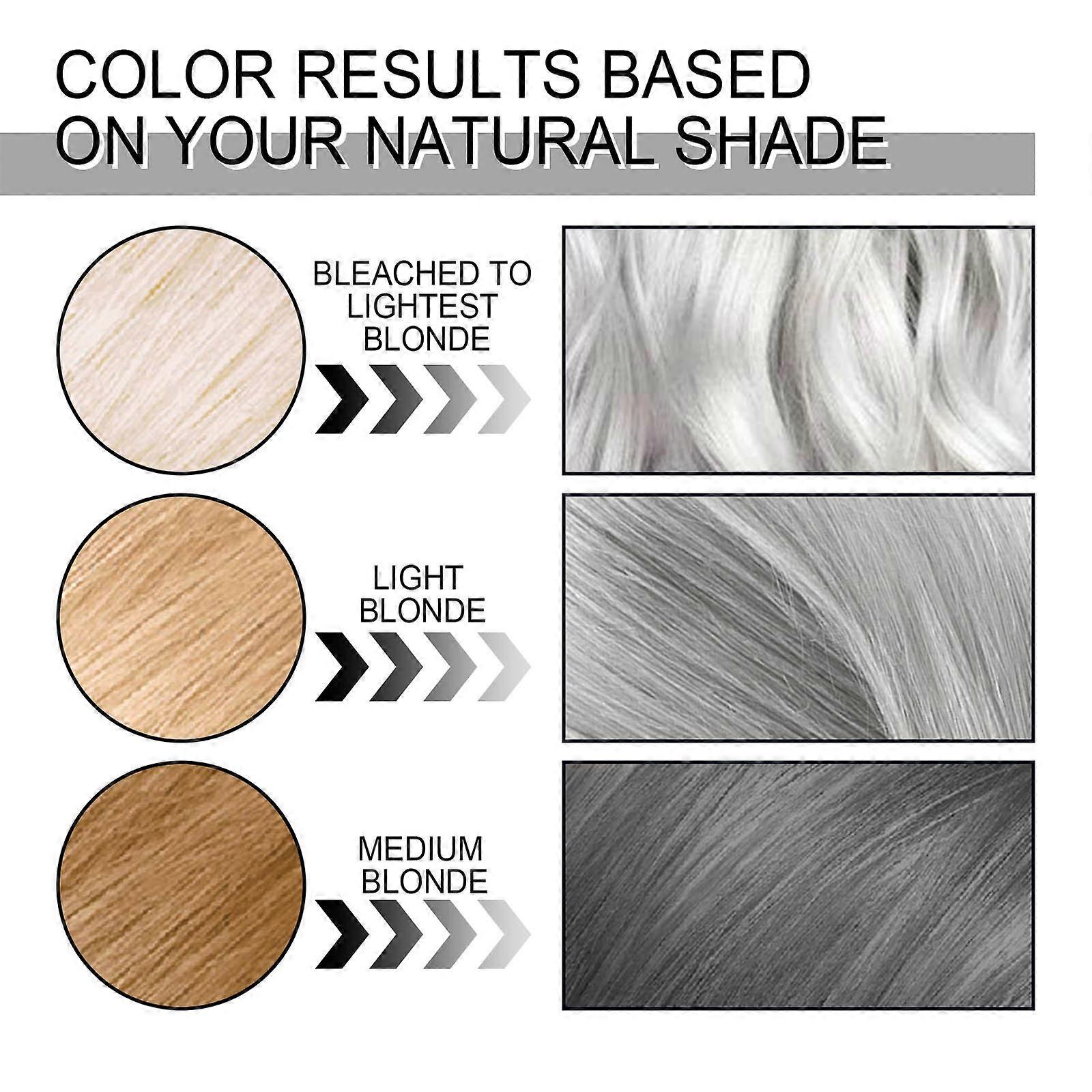 Unisex DIY Fashion Gray Color Super Gray Hair Cream 100ml | Fruugo UK