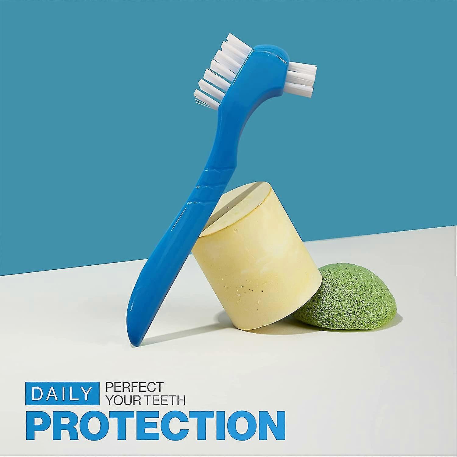Denture Brush- Premium Hygiene Denture Cleaner Denture Care- Top ...