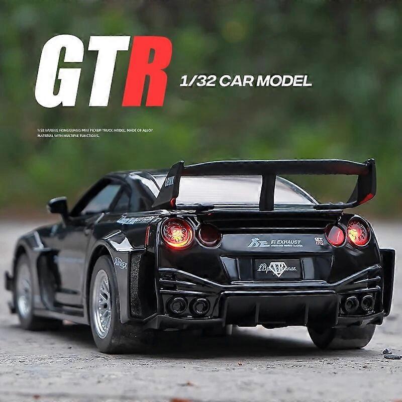 1:32 Skyline Ares Nissan GTR CSR2 Alloy Sports Car Model Diecast Metal ...
