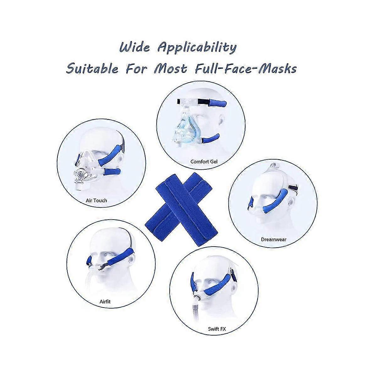 4 Packs For Cpap Mask Strap Covers, Face Cushion Cover For Cpap Strap ...