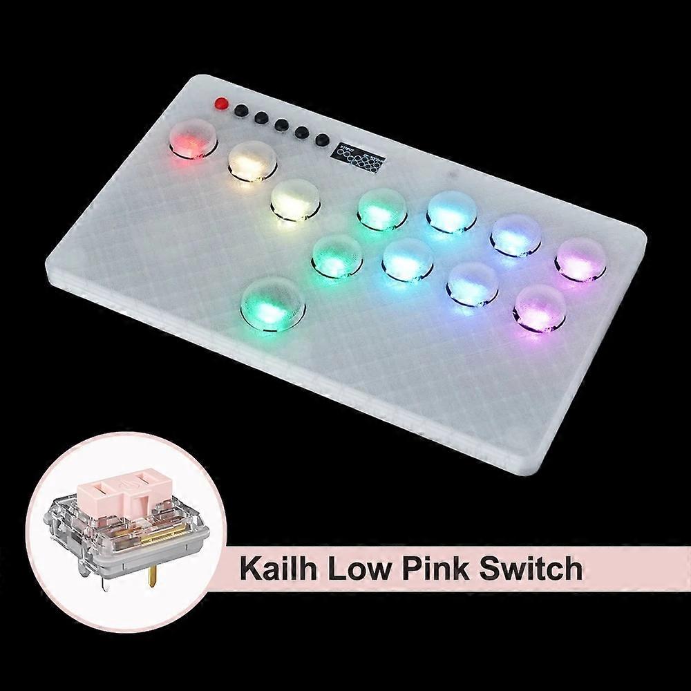 Mini Hitbox Buttons Flatbox Arcade Fight Stick Kailh Switch Arcade Game ...