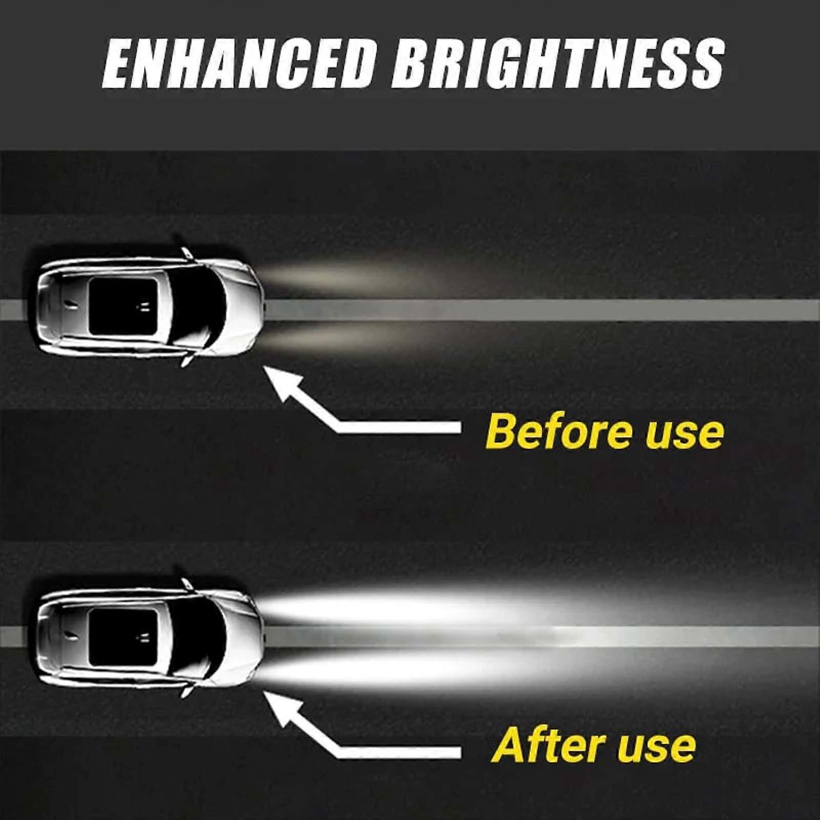 Car Headlight Restoration Spray Headlight Restorer Liquid Spray ...