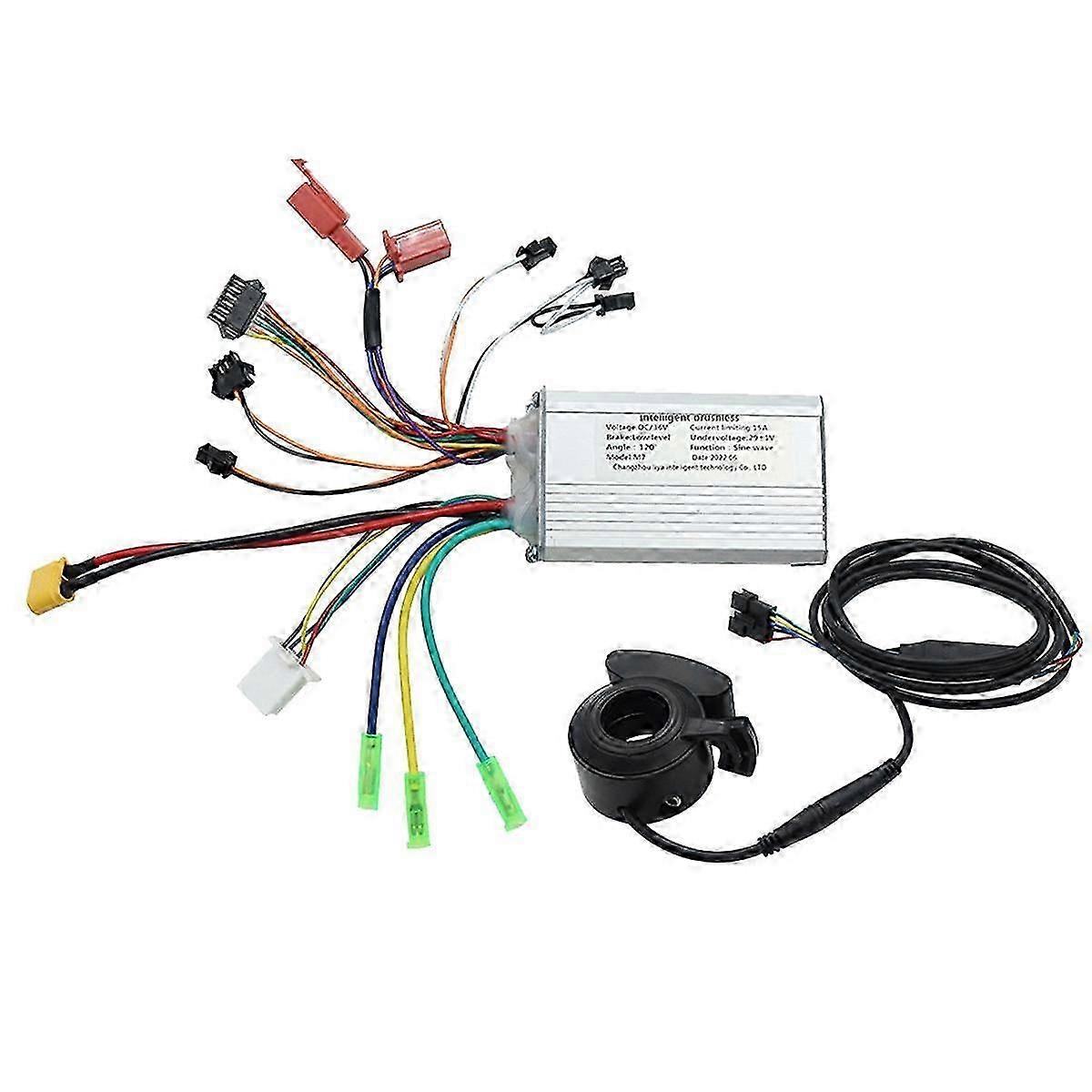 36V 15A Brushless Controller Motor+Accelerator Kit for Electric Scooter ...