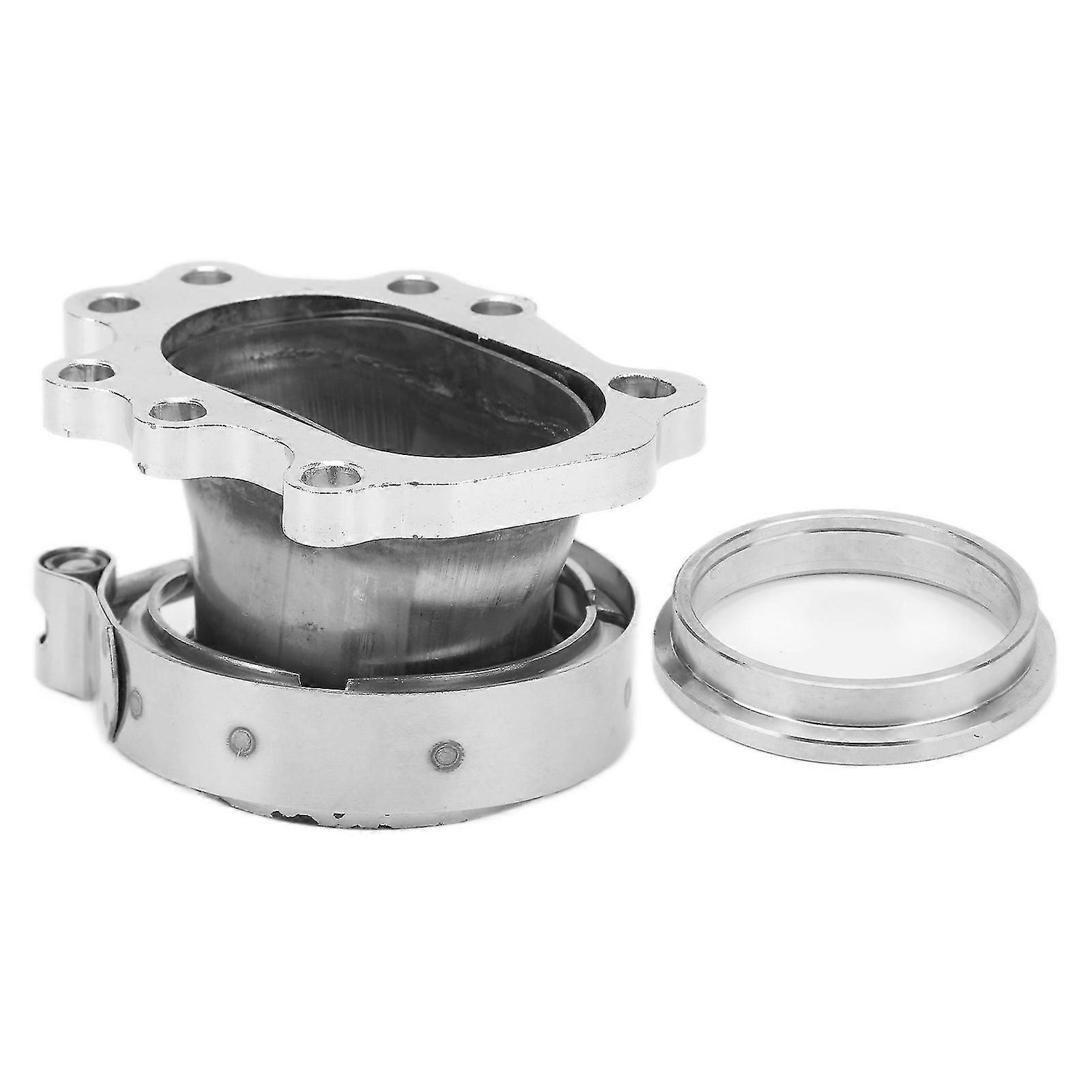 8 Bolt Turbo Downpipe Flange Stainless Steel 2.5in V Band Conversion ...