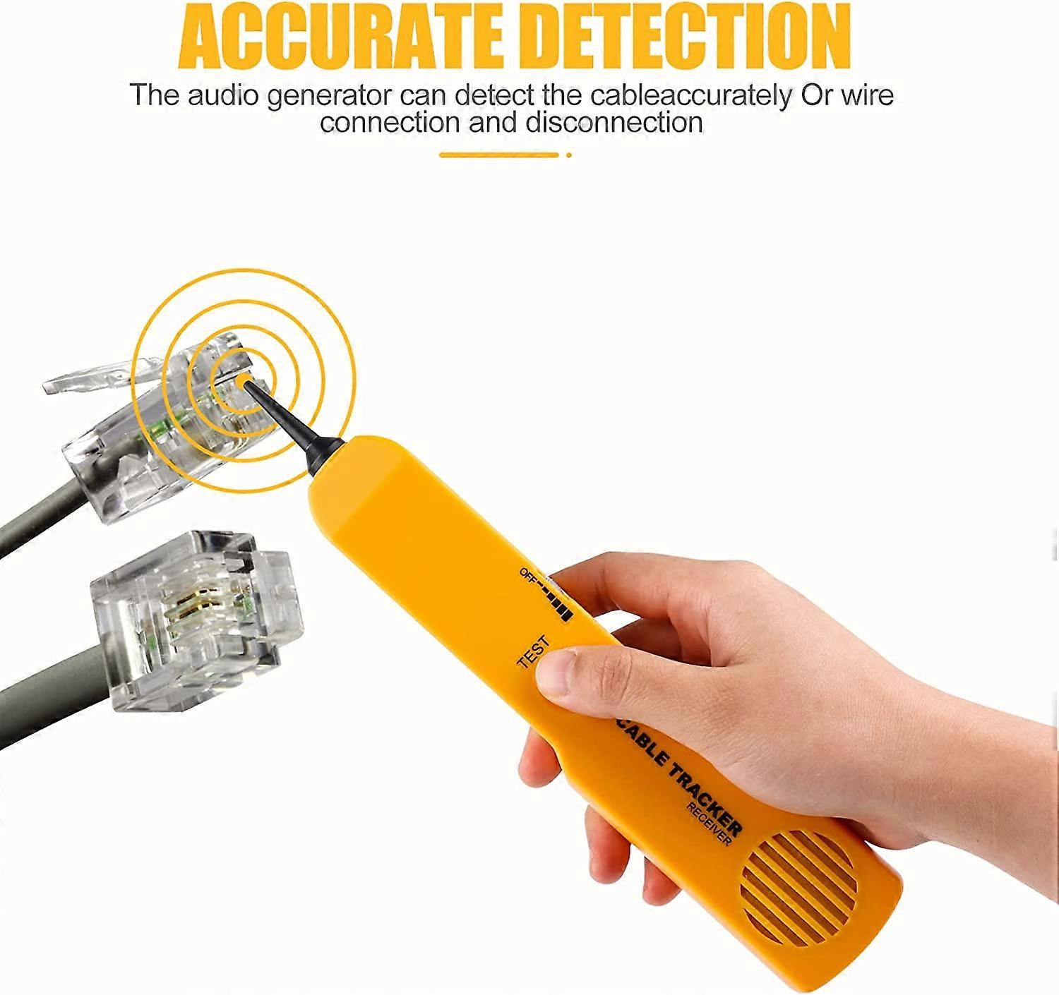 Circuit Tester, Wire Tracer and Tone Generator, Network Cable Tester RJ ...