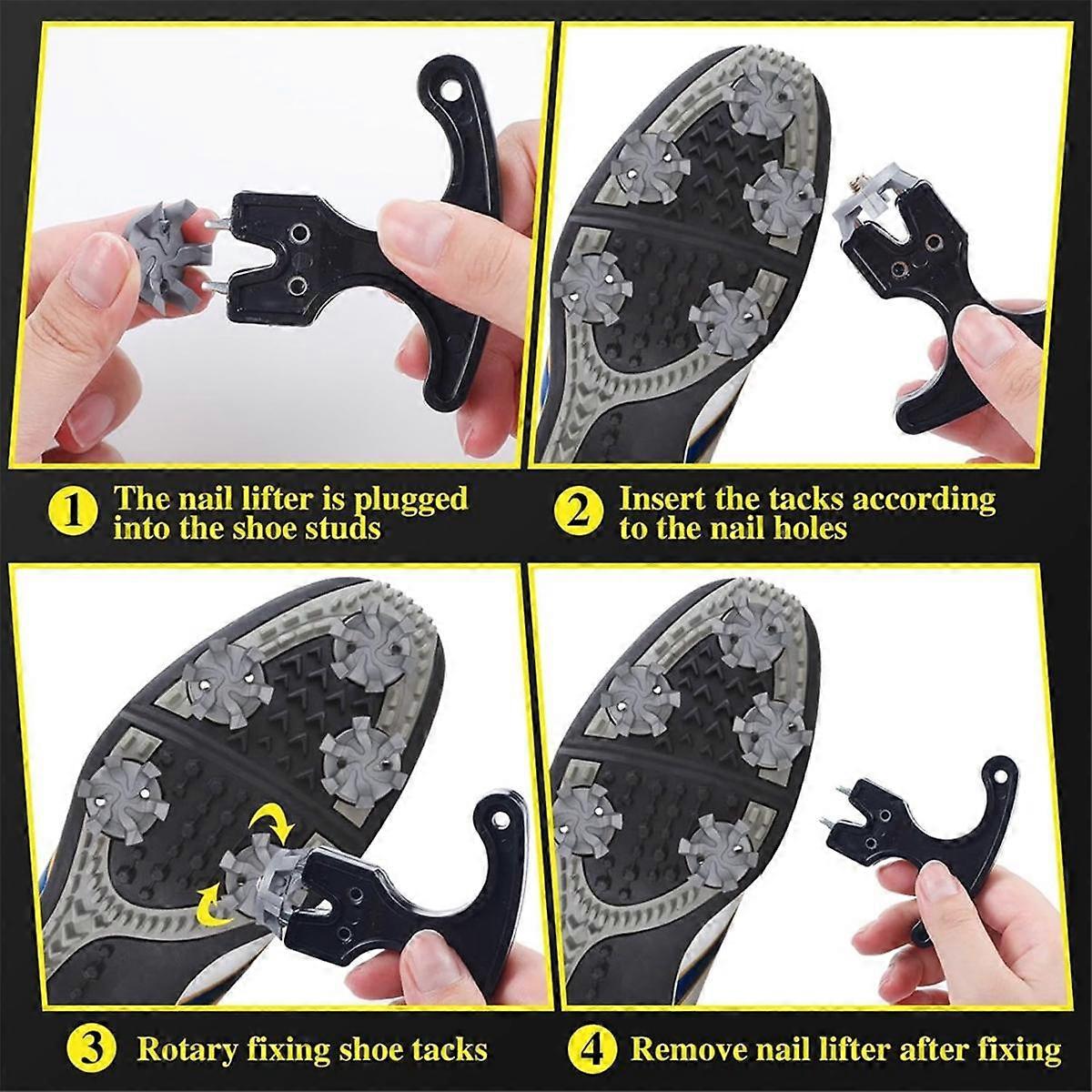 Golf Spikes Set Includes 30 Pcs Golf Cleats Replacement Golf Cleats ...