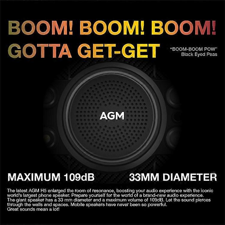 AGM H5 Rugged Smartphone 6.517'' HD Screen Android 12 Phone Night ...