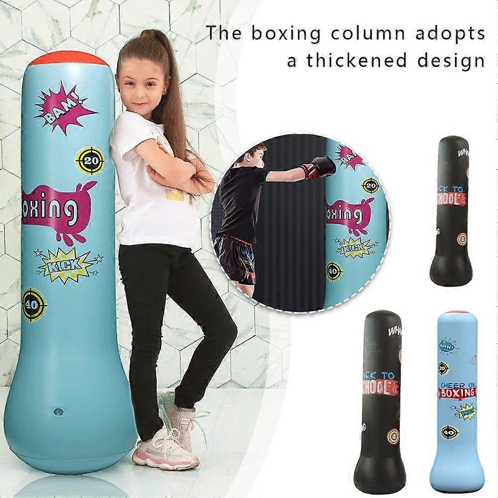 Tumbler Inflatable Boxing Bag Vertical Fitness Punching Bag Children's ...